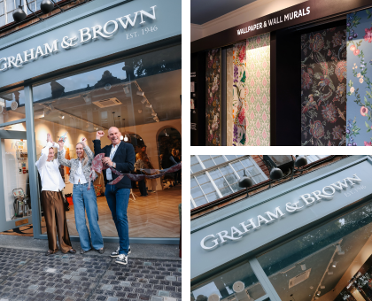 Capital gains for Graham and Brown as showroom opens in London