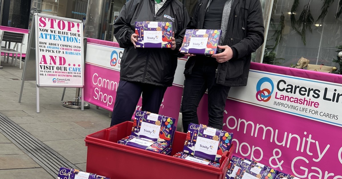 Trinity Care Group donates selection boxes to Carers Link - Lancashire ...