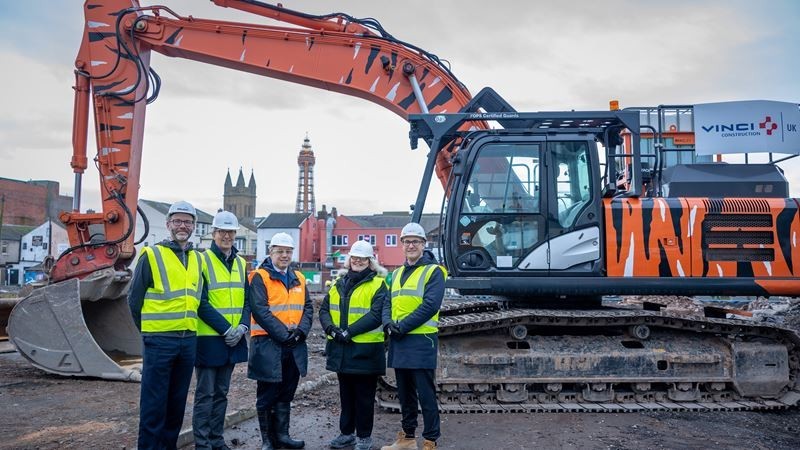 Developer breaks ground on £100m Blackpool office building - Lancashire ...