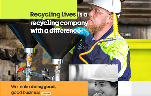 Brand refresh for Recycling Lives