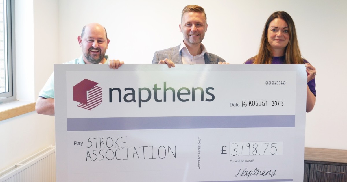 Napthens raises £40,000 to support local causes