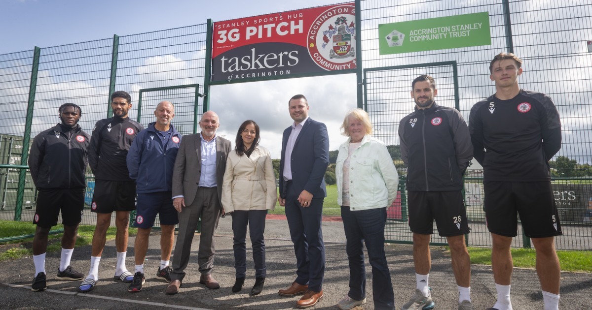 Taskers sponsors Accrington Stanley Community Trust | LBV Hub