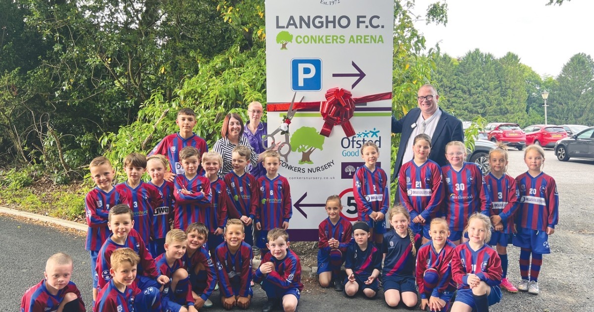 Conkers Nursery sponsors Langho Football Club | LBV Hub