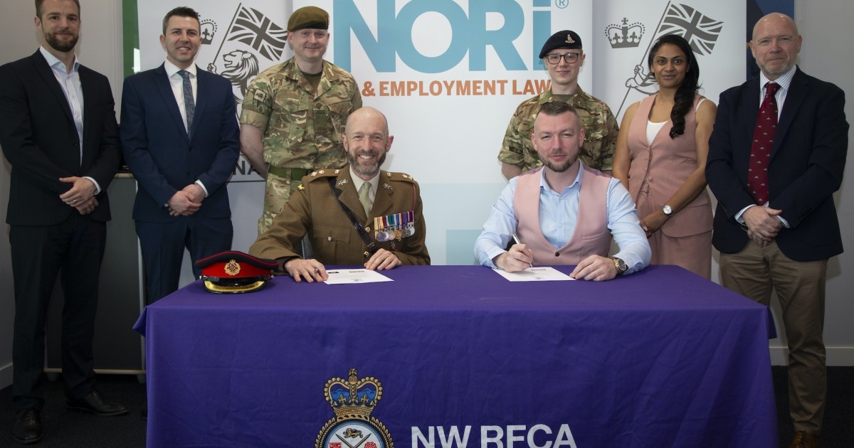 NORI HR signs Armed Forces Convenant | LBV Hub
