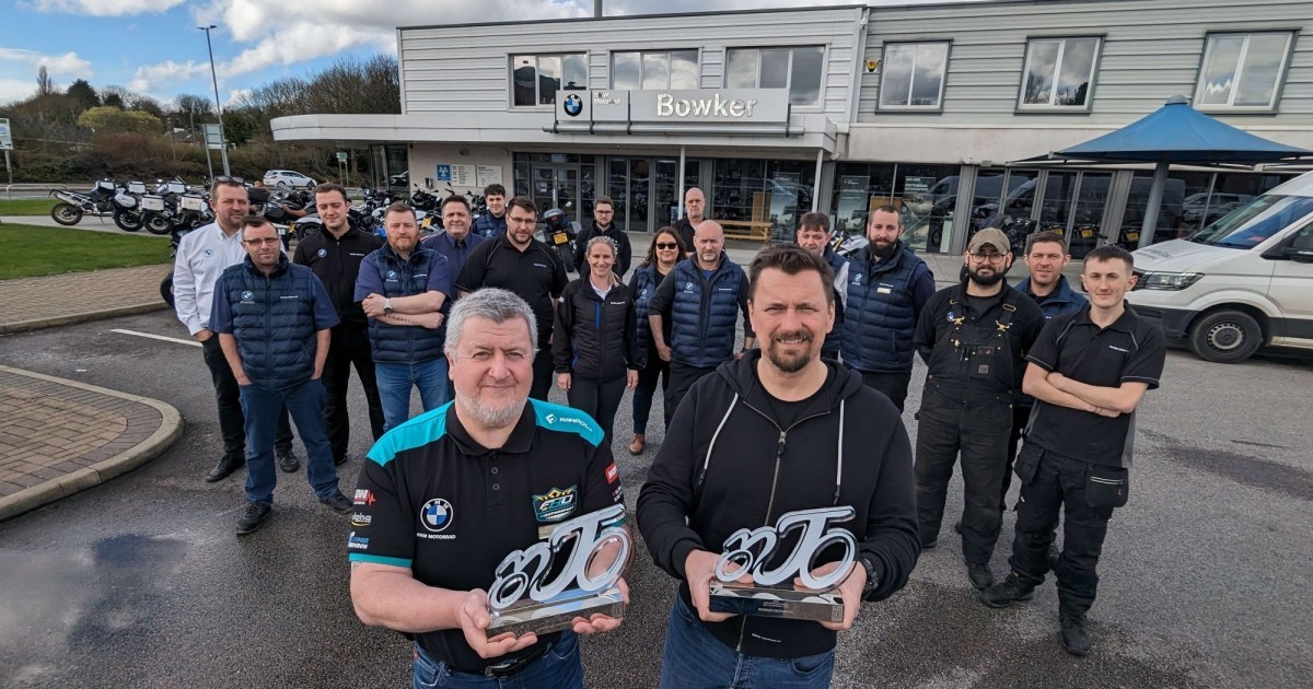 Awards at the double for Preston motorcycle dealership | LBV Hub