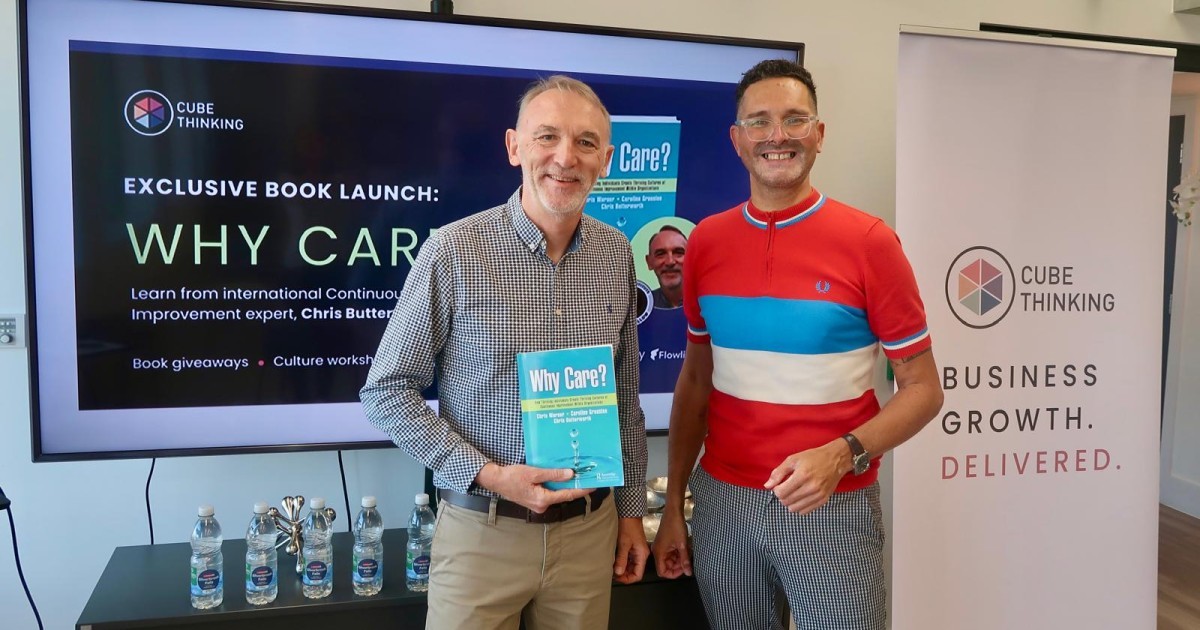 Cube Thinking hosts the first UK book launch of Why Care: A Celebration ...