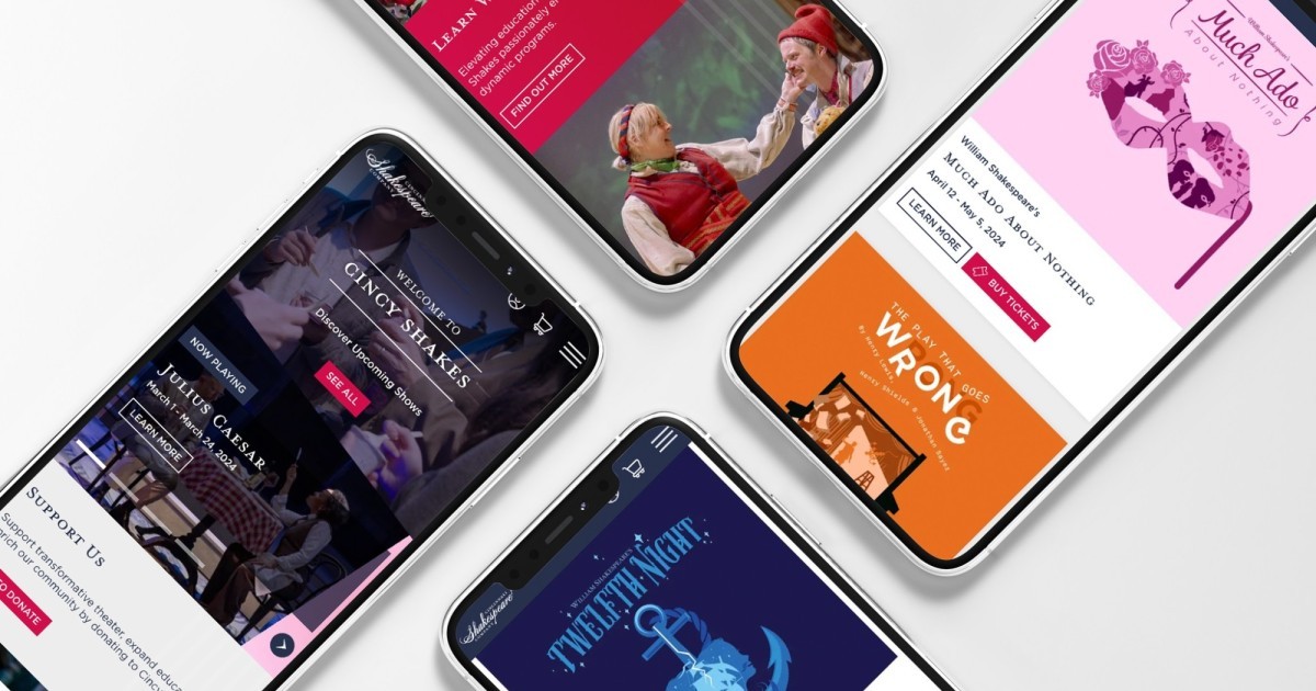 Hotfoot designs new website for Cincinnati Shakespeare Company | LBV Hub
