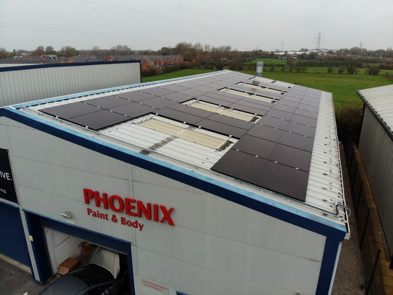Solar installation helps power up Phoenix Paint and Body | LBV Hub