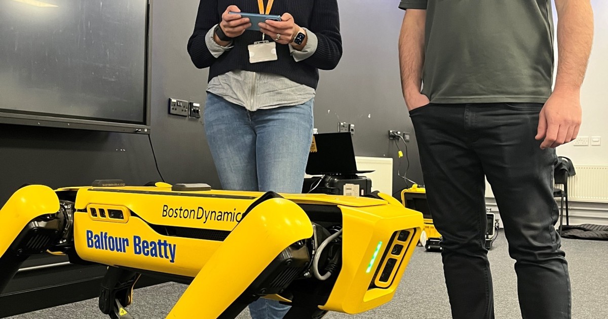 Futuristic £250,000 Robot Dog inspires Burnley College students | LBV Hub