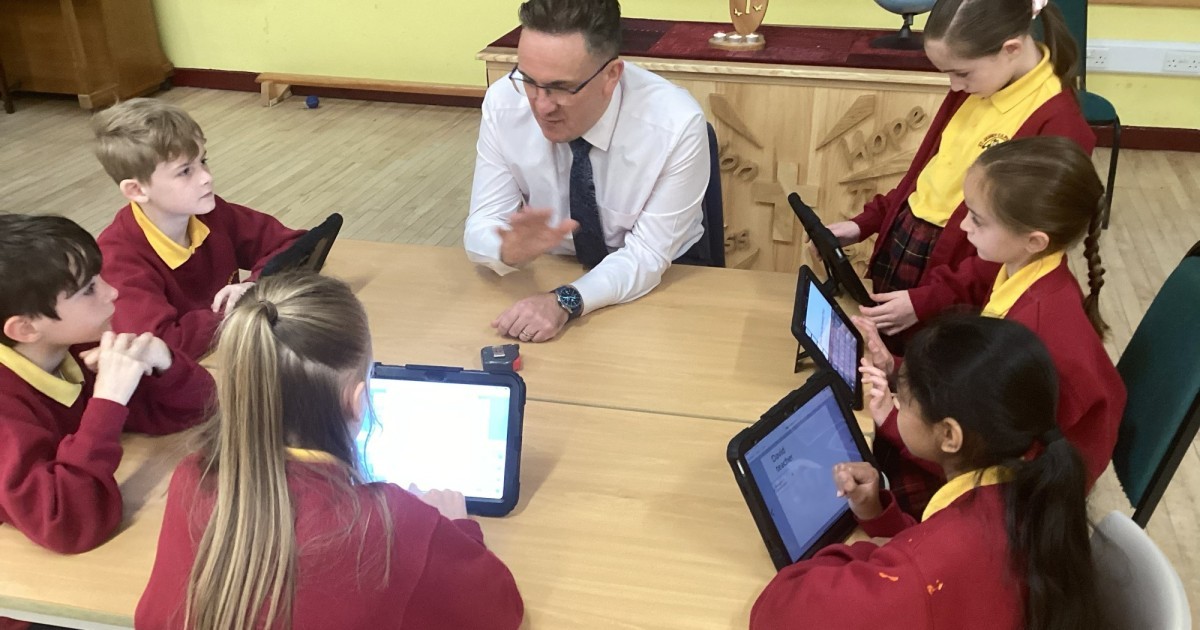 Burnley College takes the “World of Work” to Chorley primary school ...