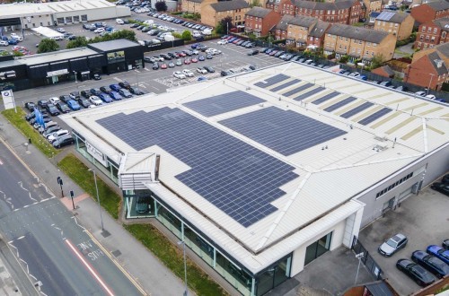 Green Shield Group delivers solar savings for Wakefield dealership
