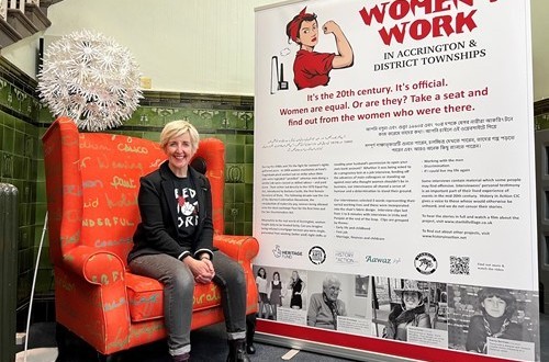 New talking chair telling stories of local women installed in ...