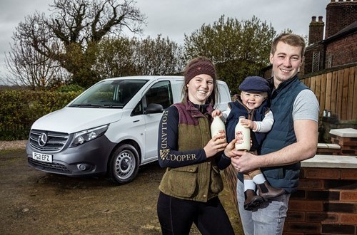 Milkman John goes back to the future with electric Mercedes-Benz ...