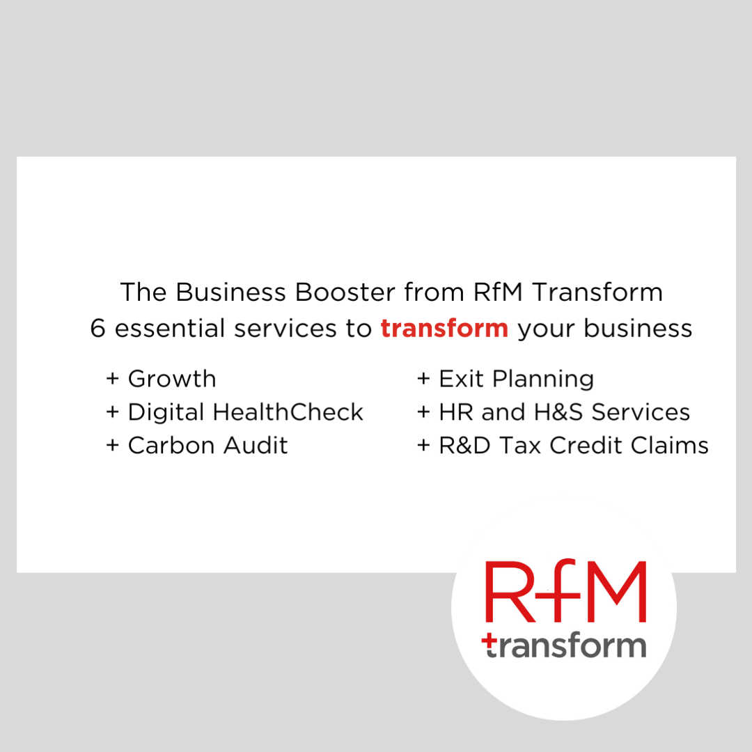 RfM Transform supports small businesses with Business+Booster | LBV Hub