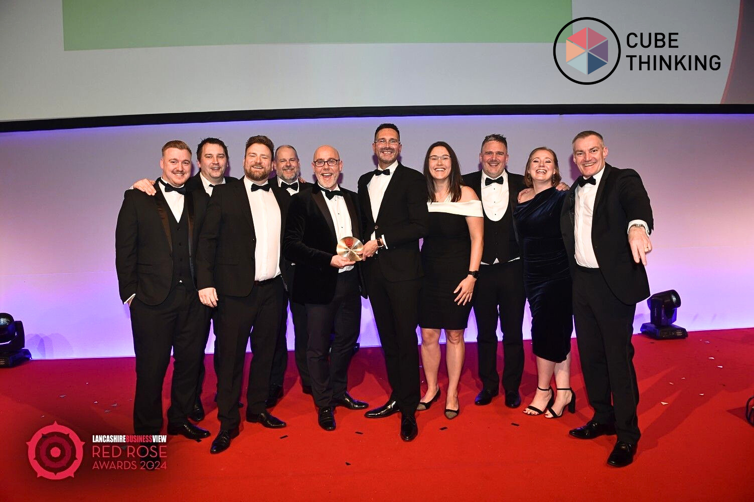 Cube Thinking continues to champion Lancashire's scale-ups as proud judge at the Red Rose Awards ...