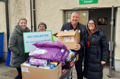 WCF Fuels North West shares seasonal goodwill with food bank donation
