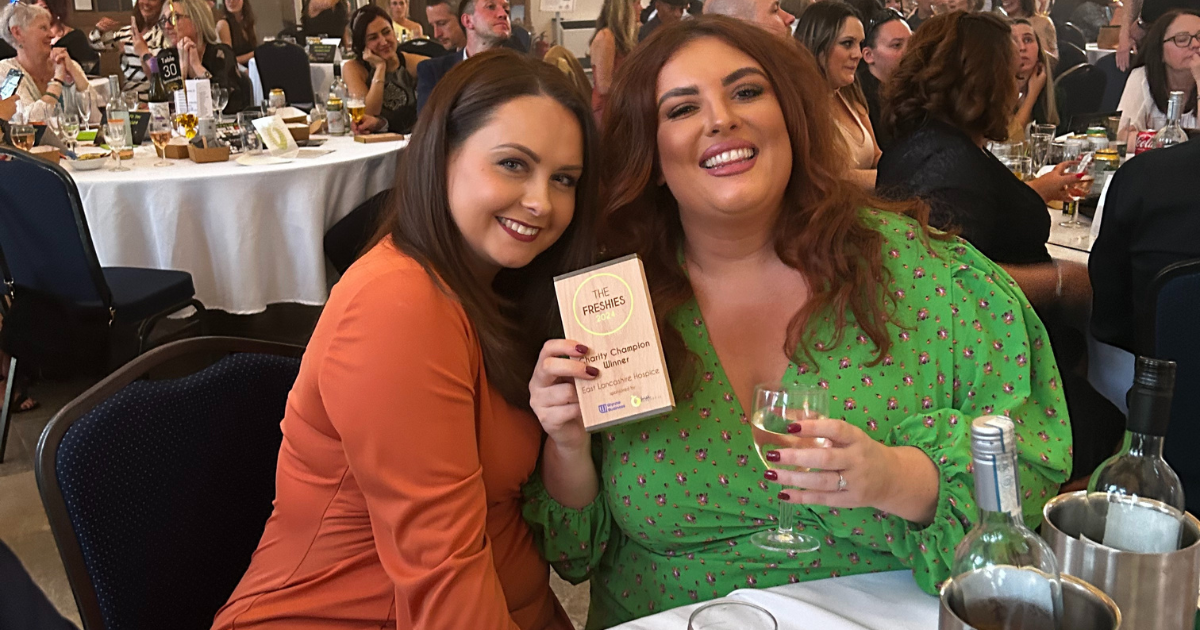 East Lancashire Hospice named Charity Champions at Freshies | LBV Hub
