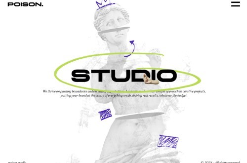 Poison Studio launches new website, immediately wins award | LBV Hub