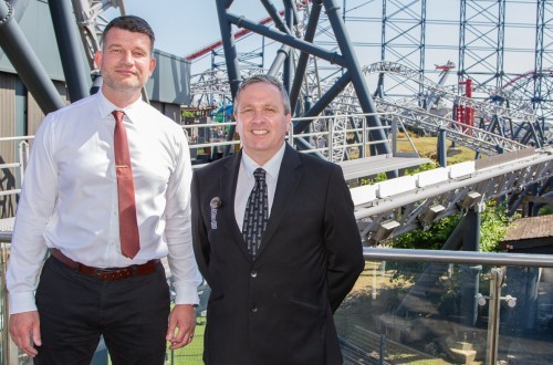 Blackpool Pleasure Beach promotes two to board